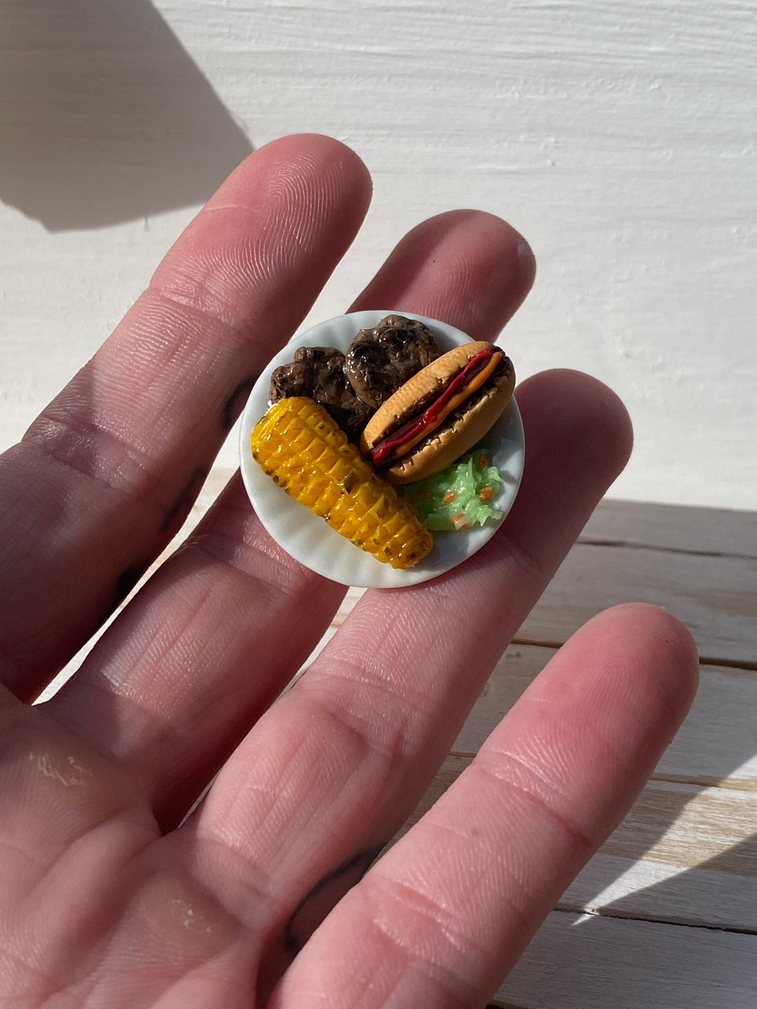 Miniature Summer BBQ Magnet - Etsy
