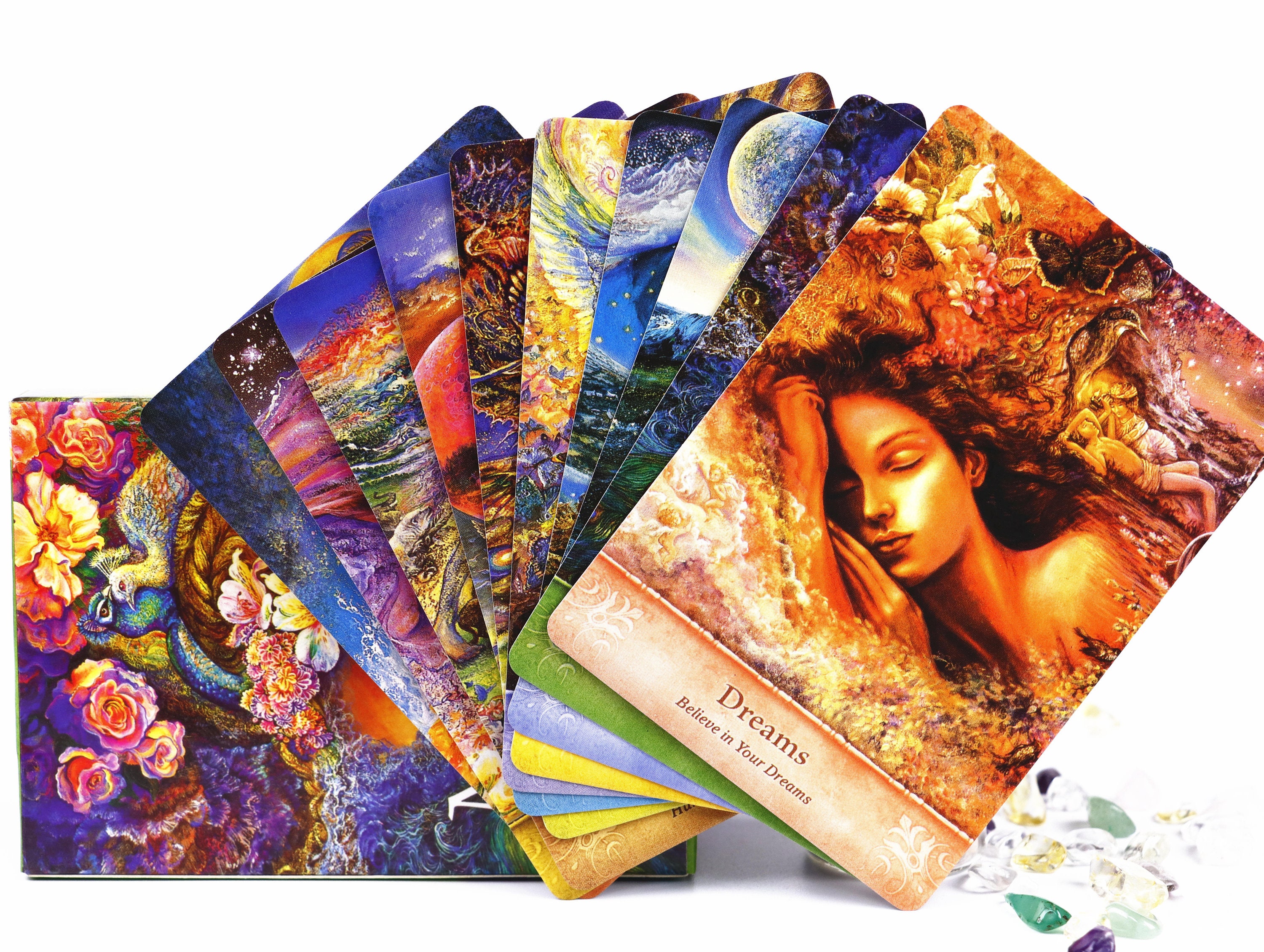 Unique Mystical Wisdom Oracle Deck And Guidebook For Beginners Etsy