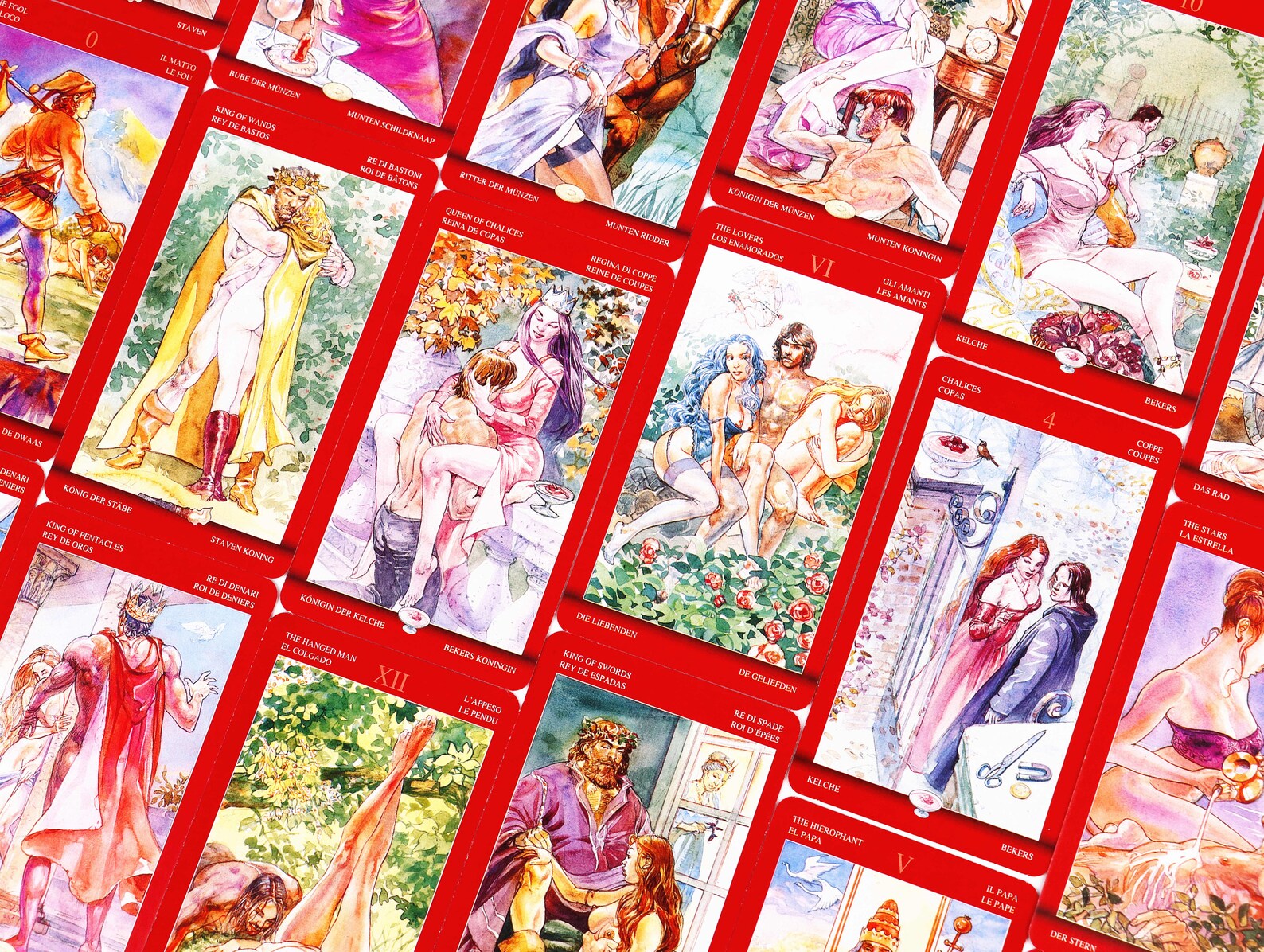 Sex Tarot Card Deck With Guidebook For Beginners Beautiful Etsy