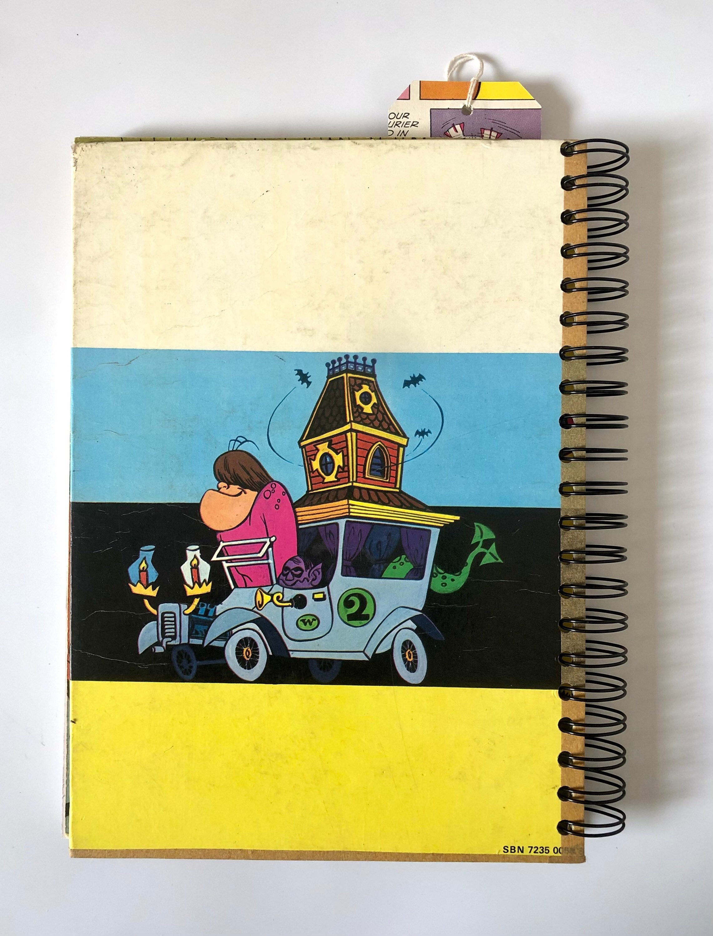 LARGE VINTAGE NOTEBOOK Wacky Races 1970 A Repurposed Book for ...