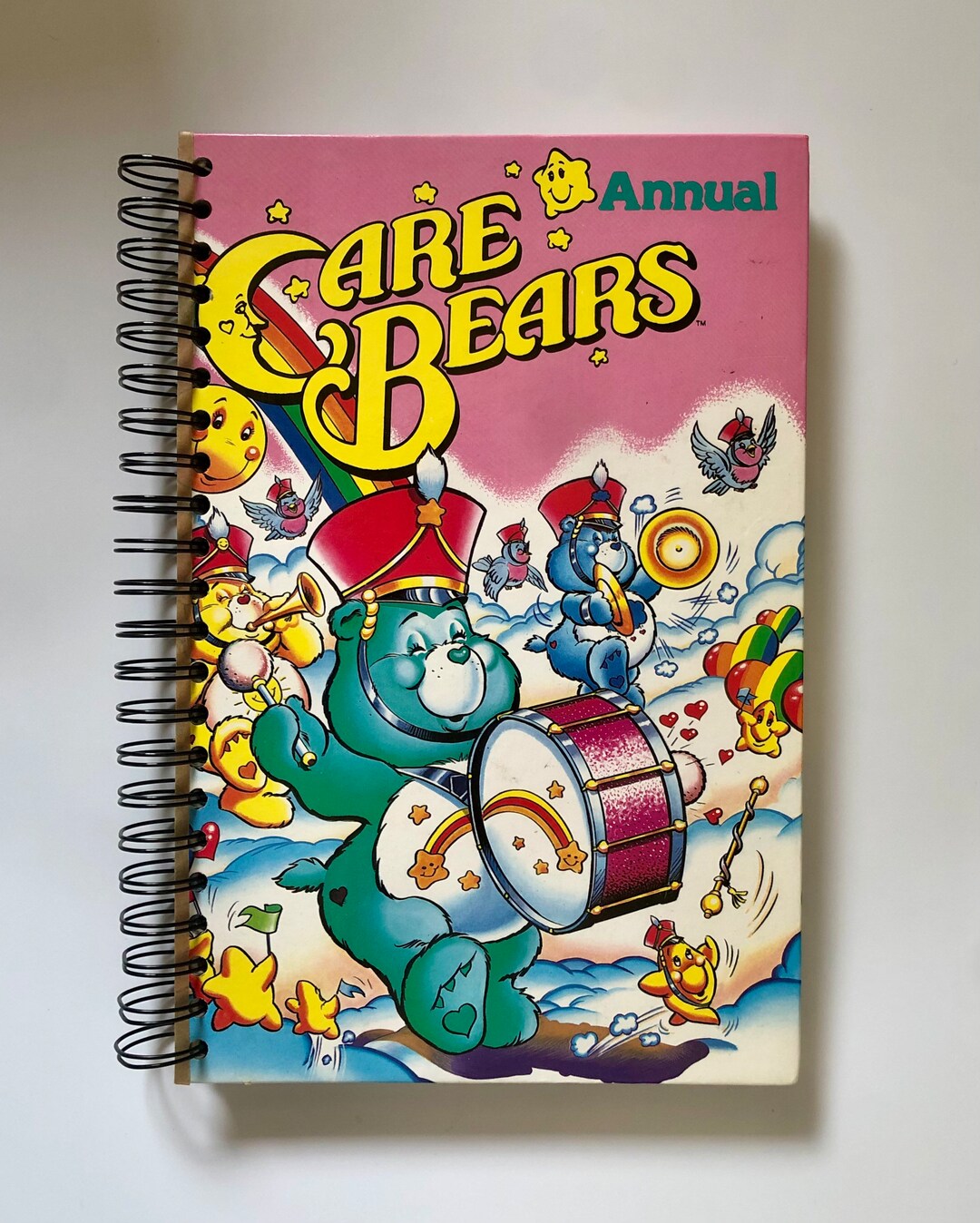 LARGE VINTAGE NOTEBOOK - Care Bears Annual 1980s - A Repurposed Book ...