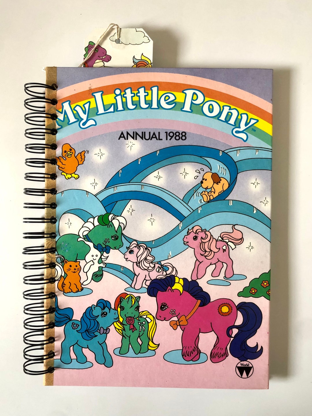 LARGE VINTAGE NOTEBOOK My Little Pony Annual 1988 A Repurposed Book for ...