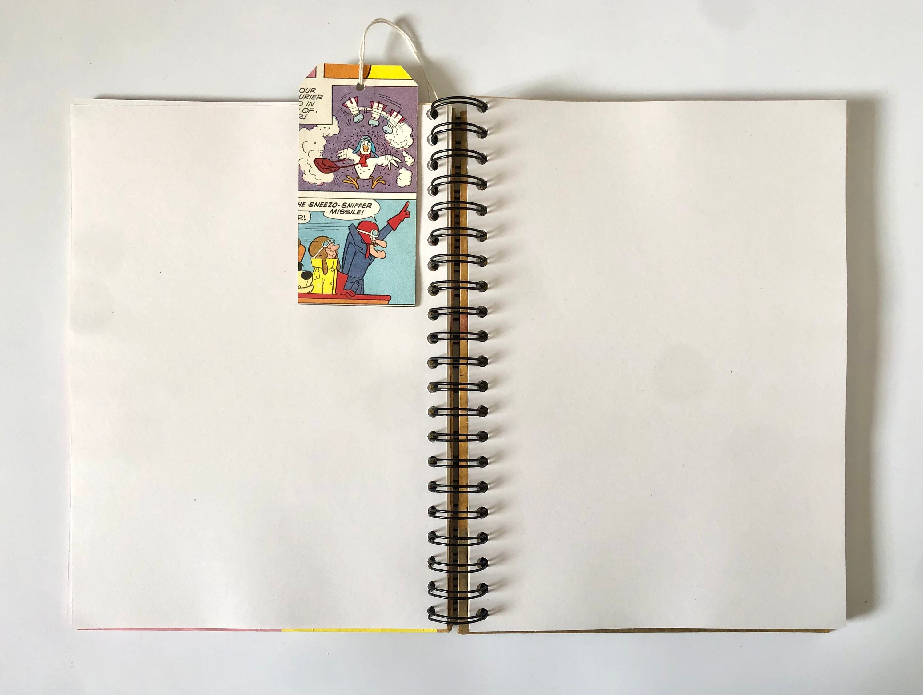 LARGE VINTAGE NOTEBOOK Wacky Races 1970 A Repurposed Book for ...