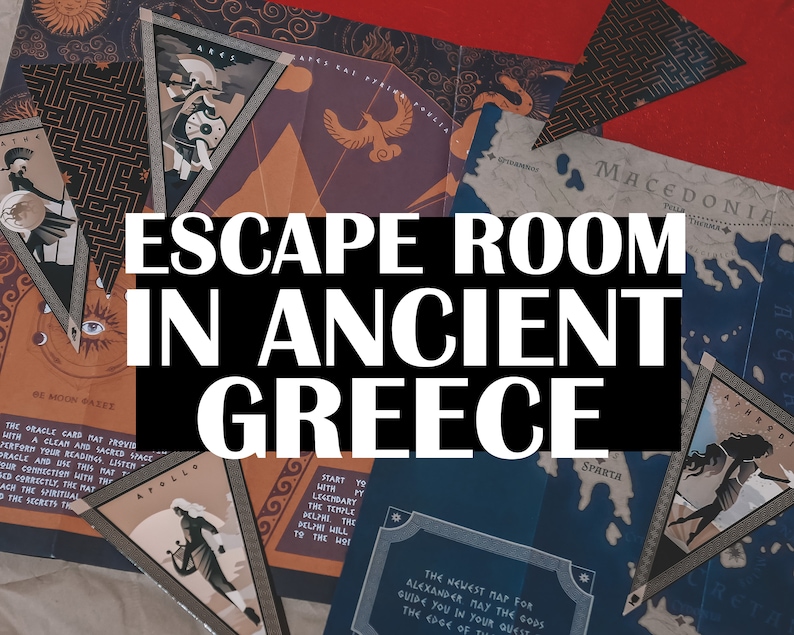 Escape Room Ancient Greek Gods Mystery ashes of - Etsy