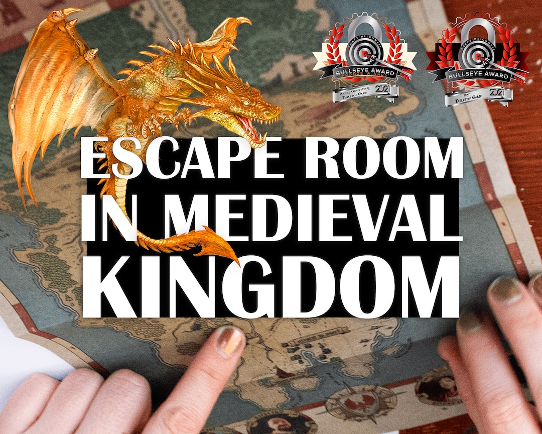 Medieval Puzzle Game "tale of a Golden Dragon". Escape Room Dnd Date at ...