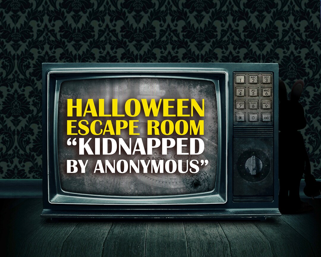 Halloween Escape Room kidnapped by Anonymous. Scary Date Night Gift ...