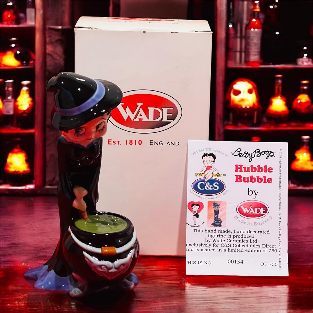 Retro Wade Betty Boop Hubble Bubble Halloween Figurine Limited Edition ...