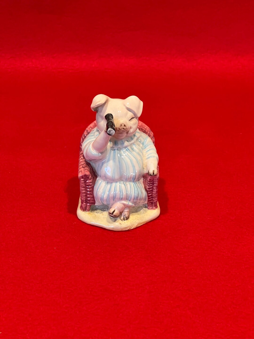 Royal Albert Beatrix Potter Little Pig Robinson Spying Figure - Etsy