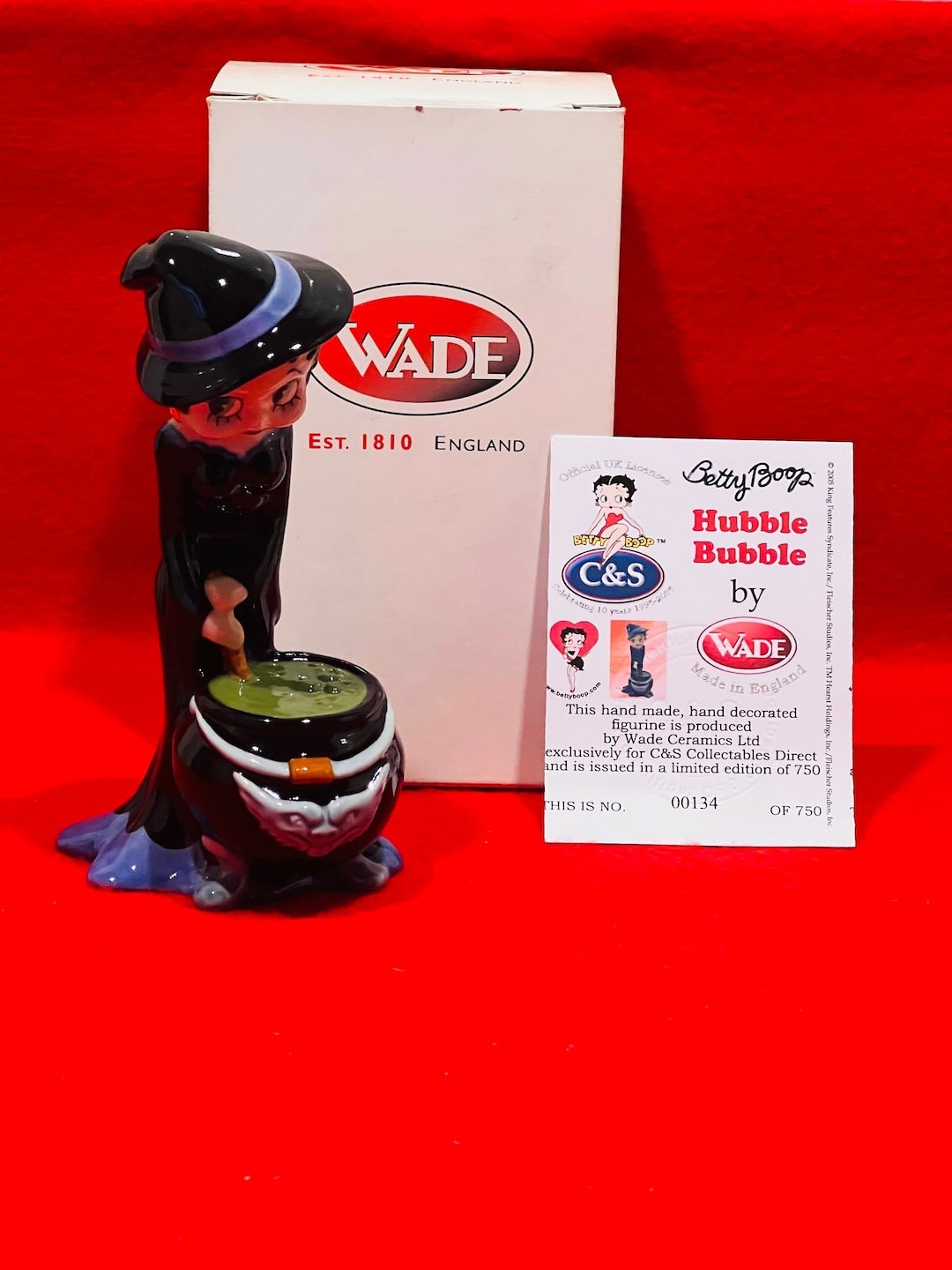 Retro Wade Betty Boop Hubble Bubble Halloween Figurine Limited Edition ...