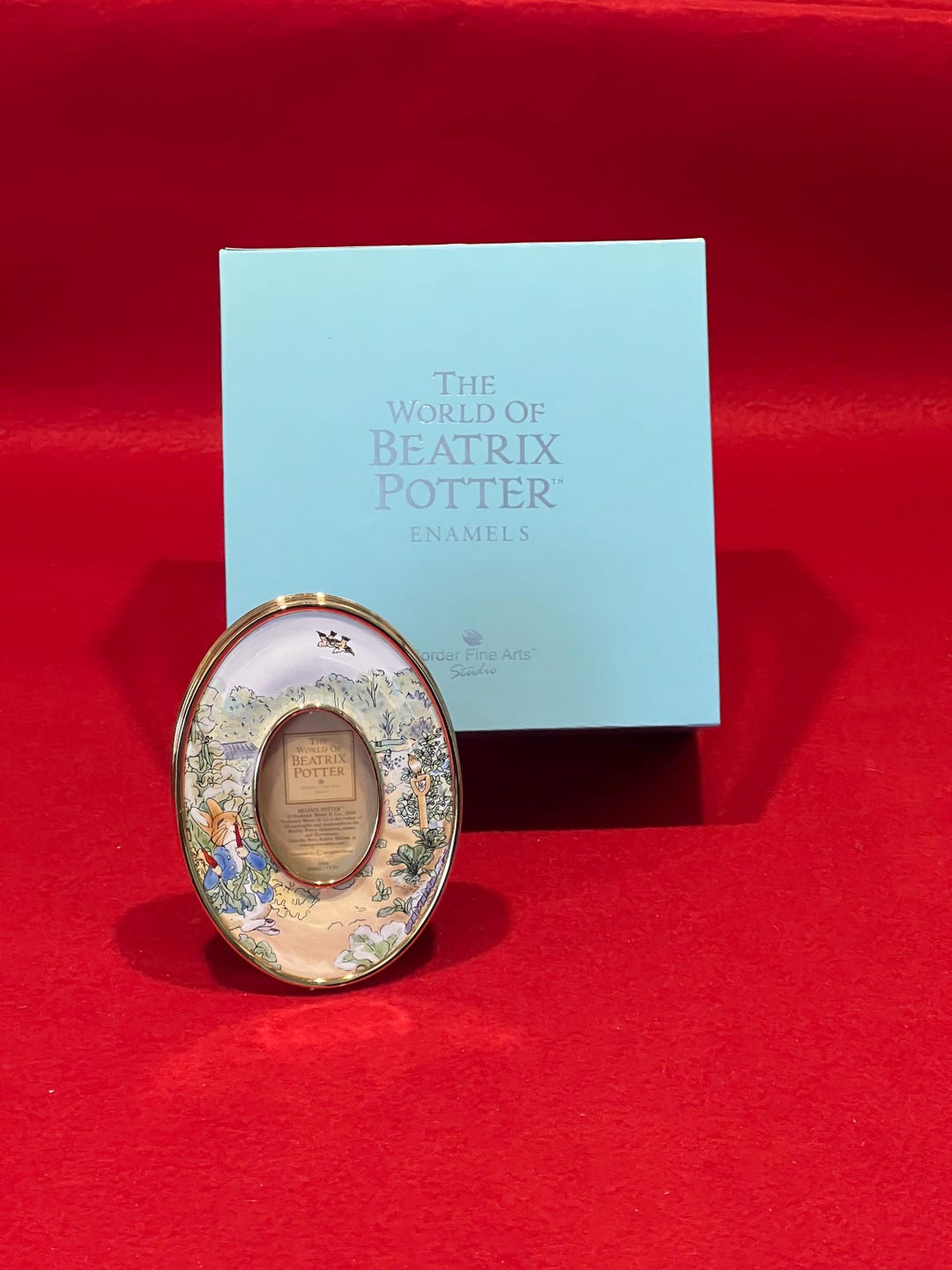 Border Fine Arts Enamel Beatrix Potter Peter Rabbit Photo Frame - Etsy