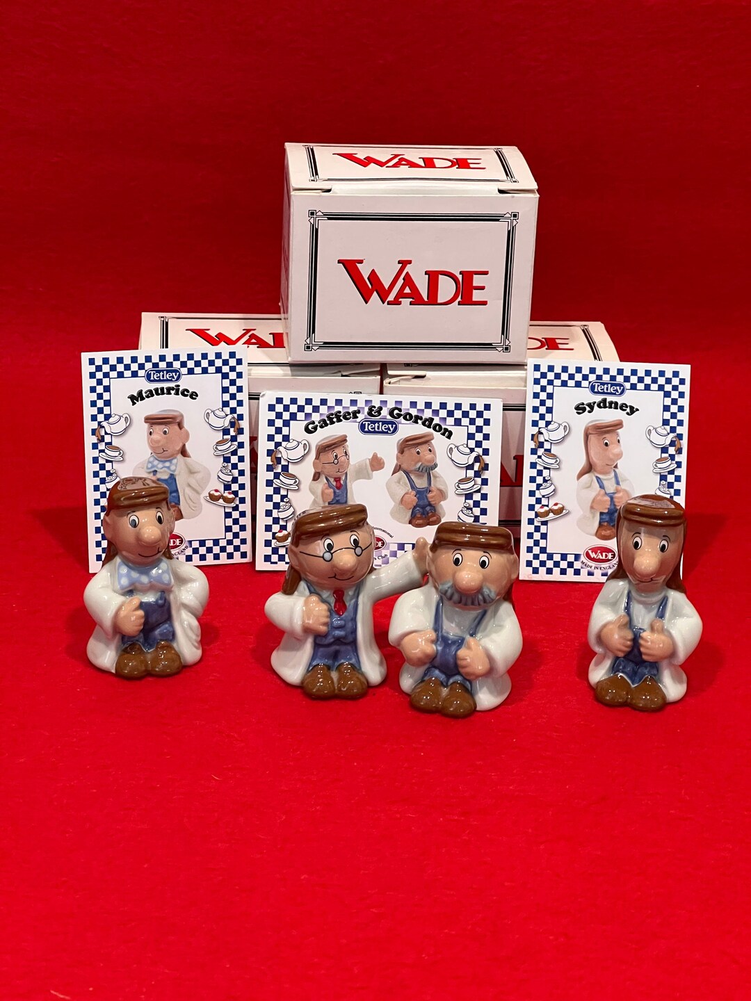 Wade Tetley Tea Lyons Figures Gaffer Gordon Sidney & Maurice - Etsy UK