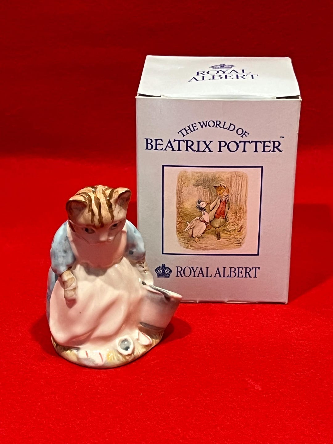 Royal Albert Beatrix Potter Ribby and the Patty Pan Cat Figurine - Etsy