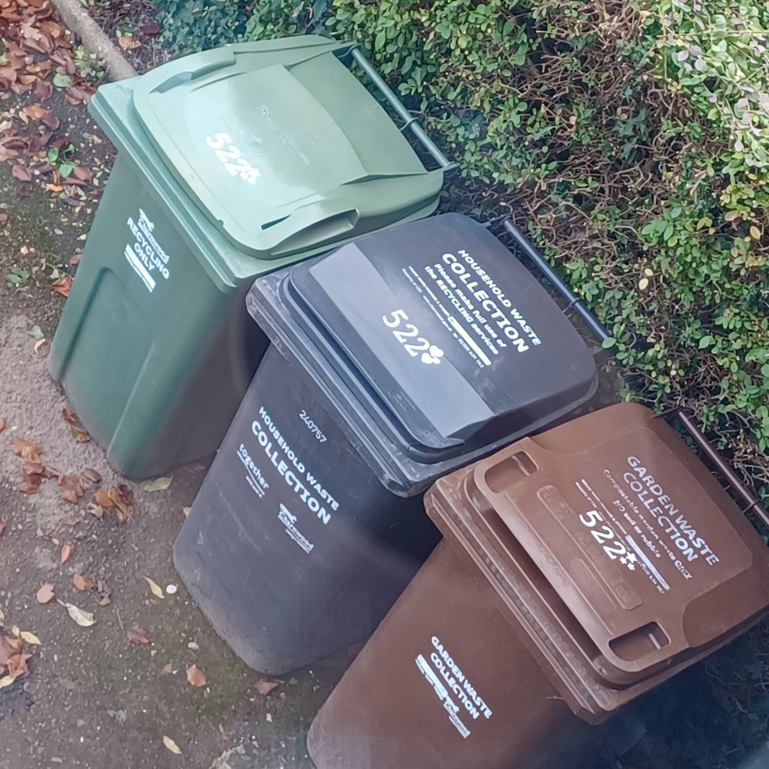 Wheelie Bin Numbers Vinyl Decal House Numbers Bin Number - Etsy UK