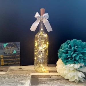 60th Wedding Anniversary Gift, Light up Bottle, Diamond Wedding ...