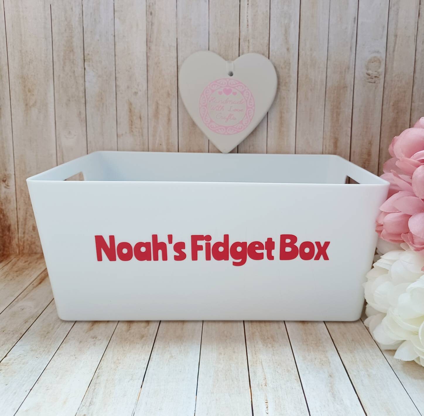 Personalised Fidget Toy Storage Box Bedroom Organiser - Etsy UK