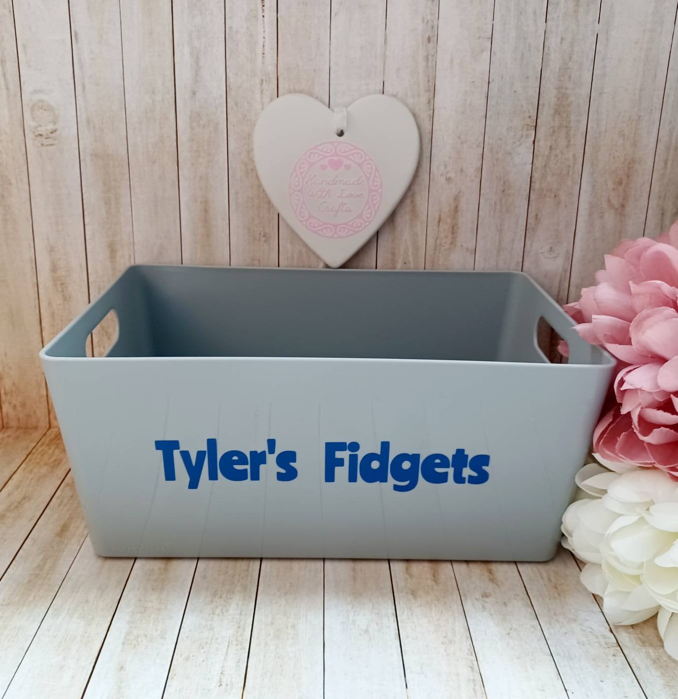 Personalised Fidget Toy Storage Box Bedroom Organiser - Etsy UK