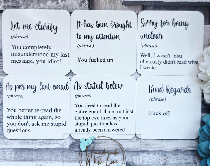 I’m Fine Coasters - Set of 4 - Etsy UK