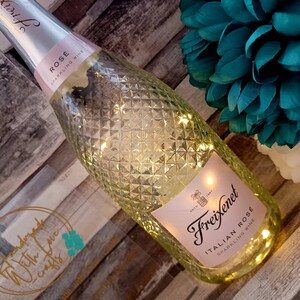 Freixenet Light up Bottle, Light up Bottle, Upcycled Prosecco Bottle ...