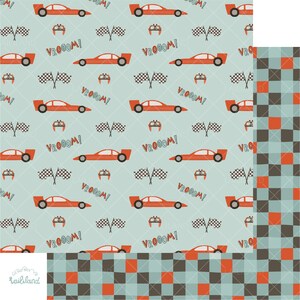 Race Car Digital Paper: Kids Seamless Pattern (JPG, EPS, SVG) - Etsy