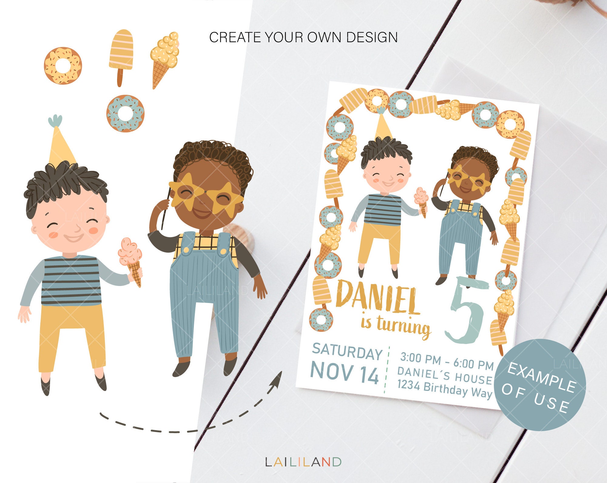 Birthday Party Bundle Birthday Party Clipart Birthday Girl - Etsy