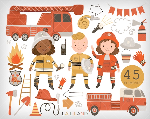 Indian Fireman Clipart Firefighter