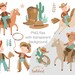 Cowboy Cowgirl Bundle, Cowboy Clipart, Cowgirl Clipart, Girl Clip Art ...