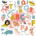 Animal Alphabet Clipart, Cute ABC PNG Files (digital Download) - Etsy