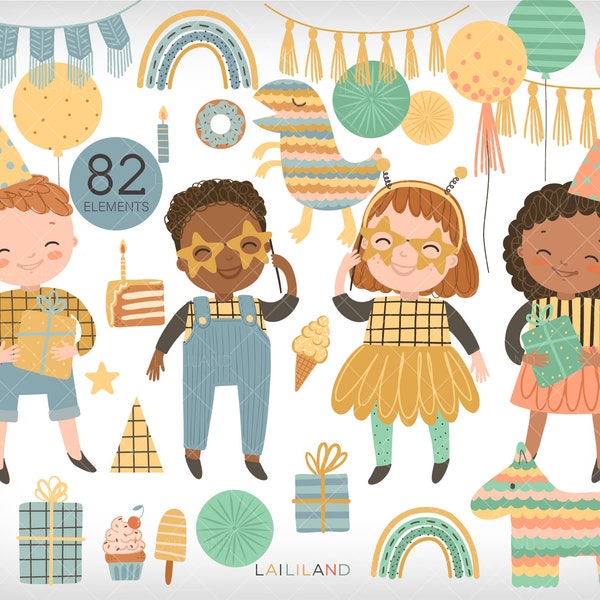 Birthday Clip Art - Etsy
