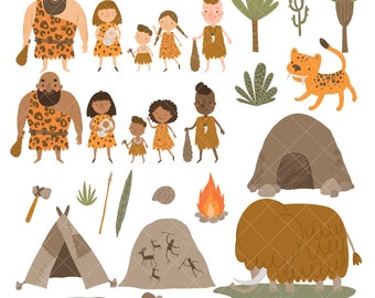 Neolithic People Clipart
