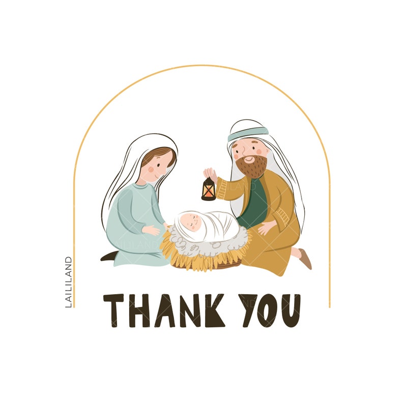 Nativity Scene Clip Art Mary Joseph and Baby Jesus Png - Etsy