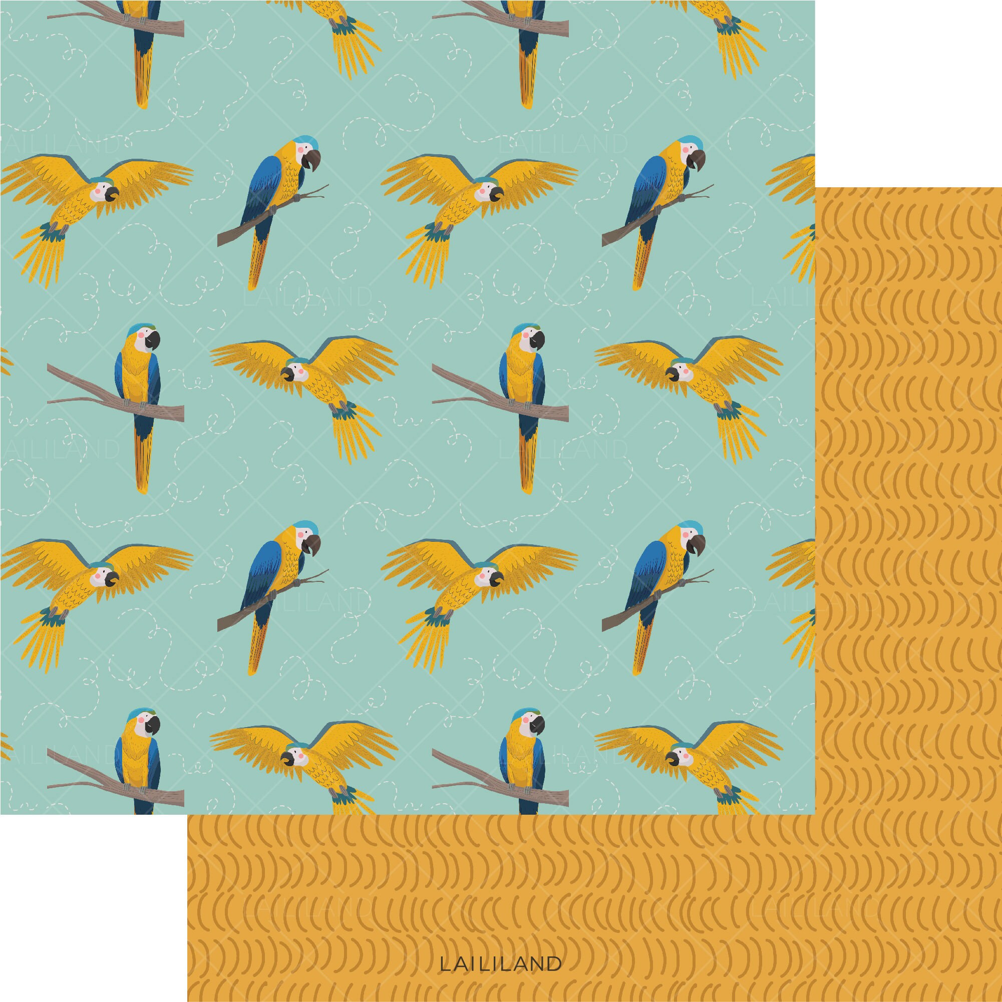 Jungle Digital Paper Animal Seamless Pattern Kids Seamless | Etsy