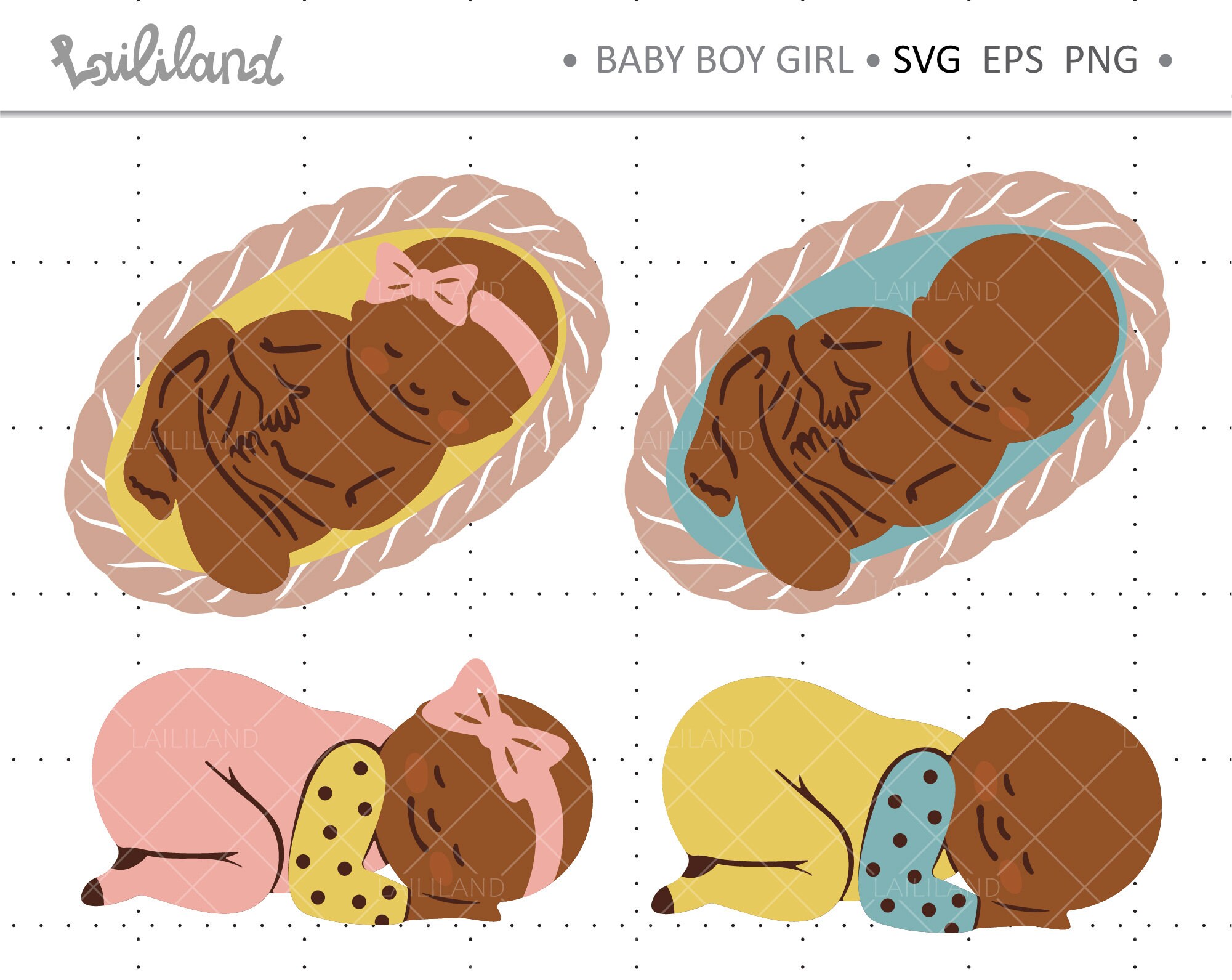 African American Baby Svg Newborn Svg Baby Svg Files Baby | Etsy