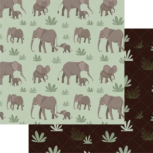 Jungle Digital Paper, Animal Seamless Pattern, Kids Seamless Pattern ...