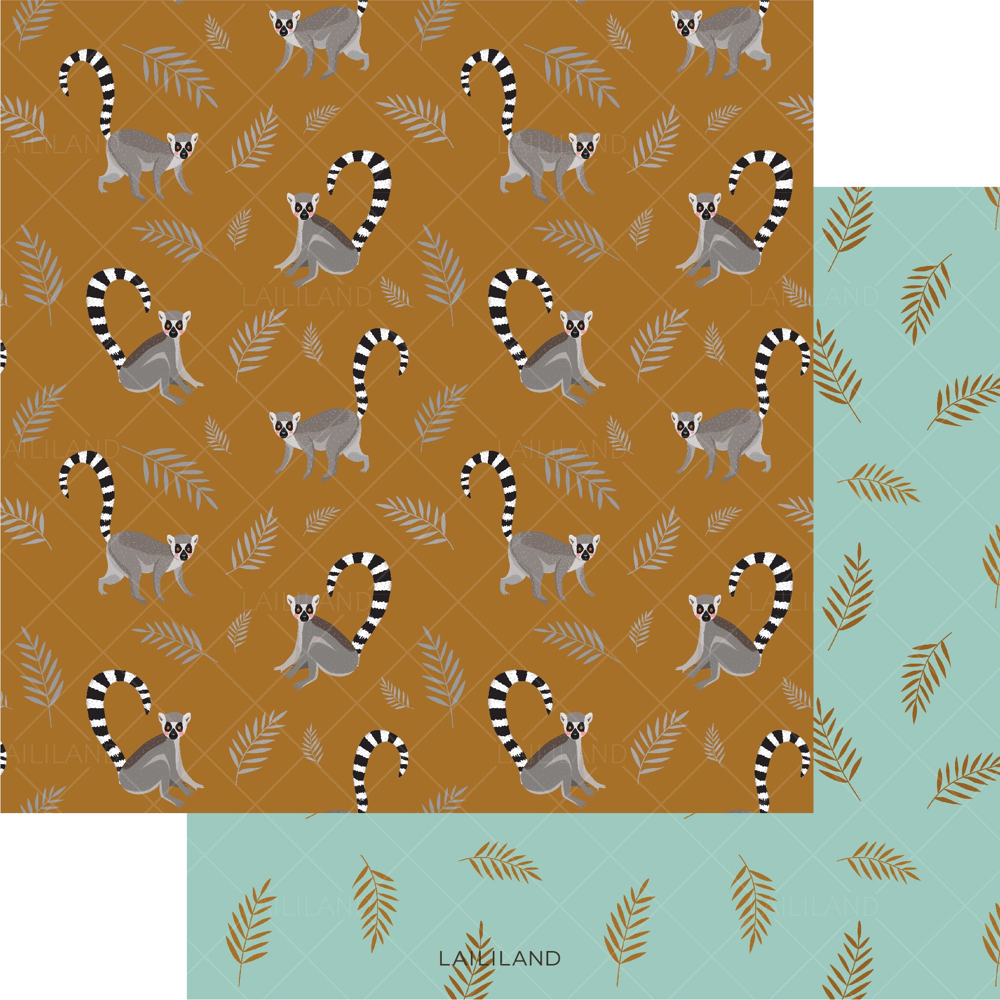 Jungle Digital Paper Animal Seamless Pattern Kids Seamless | Etsy