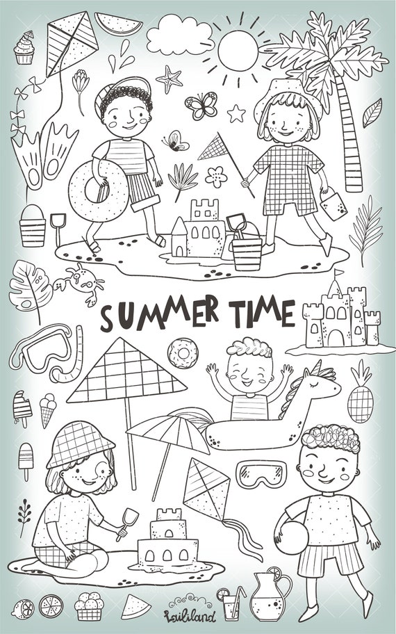 Children Drawing Clip Art Black And White