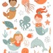 Mermaid Clipart, Ocean Clipart, Sea Clipart, Cute Mermaid Clip Art ...