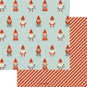 Christmas Gnome Seamless Pattern: Winter Digital Paper (digital ...