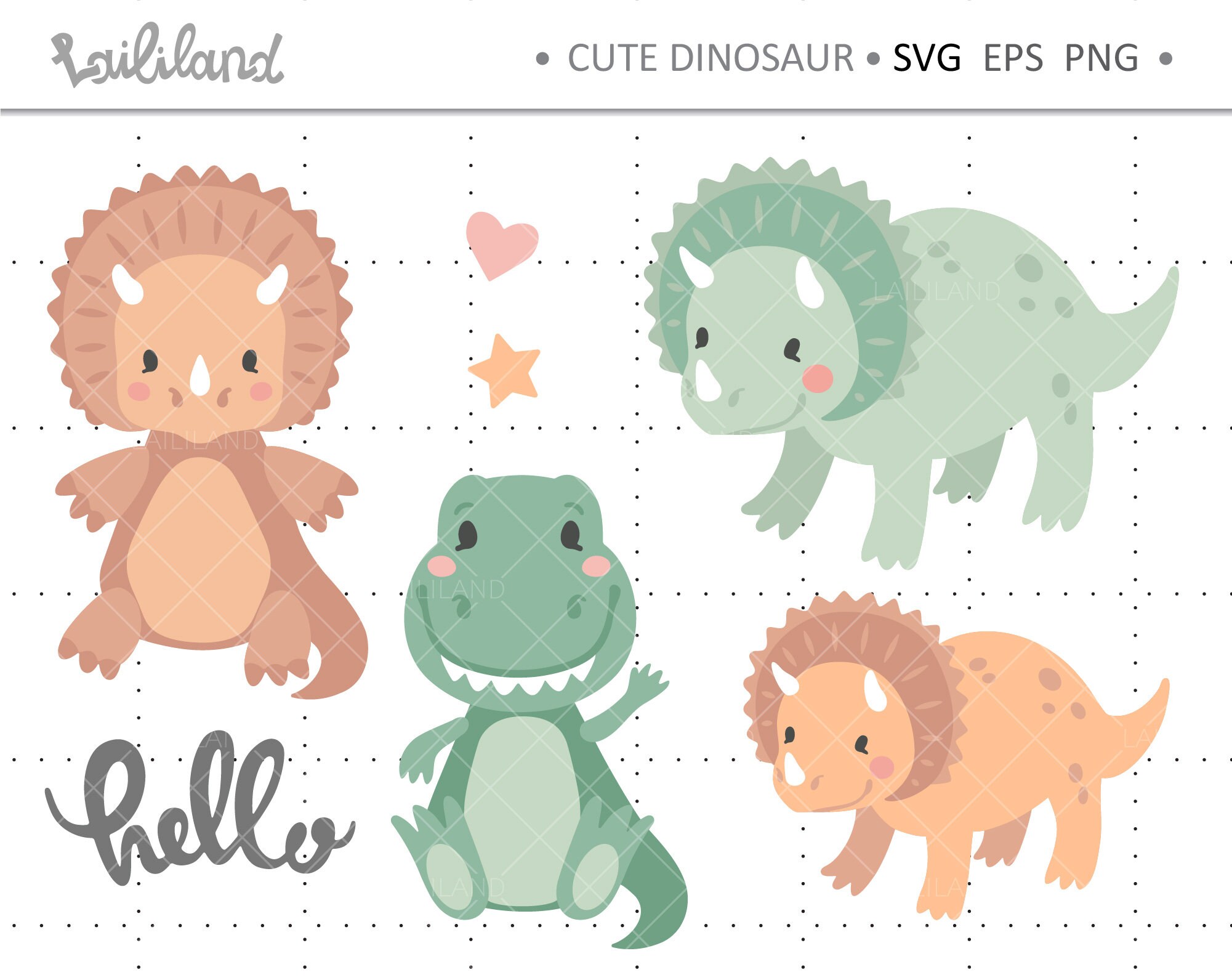 Baby Dinosaur Printable