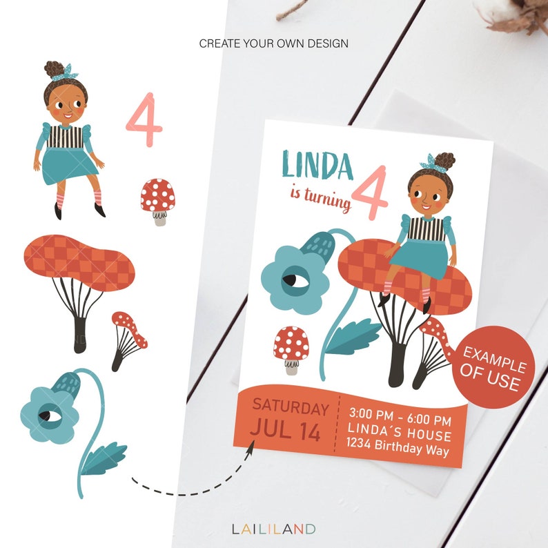 Wonderland Clipart Tea Party Png Files Fairy Tale Clipart - Etsy UK