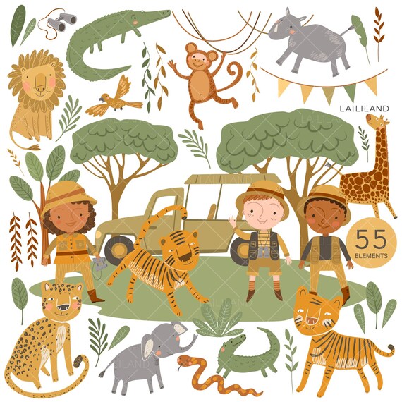 Jungle Clip Art For Kids