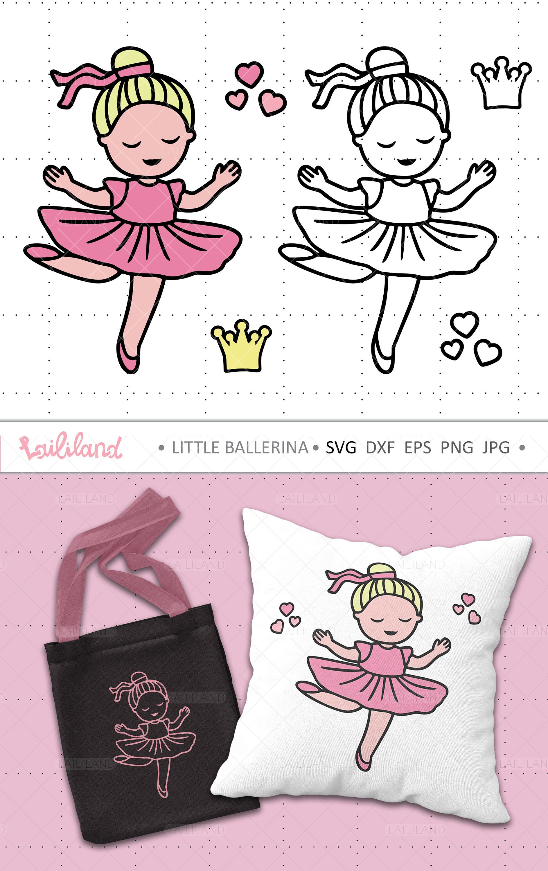 Little Girl Svg Dancer Svg Dance Svg Ballerina Svg - Etsy
