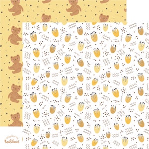 Teddy Bear Digital Paper, Baby Shower Digital Paper, Teddy Bear Boy ...
