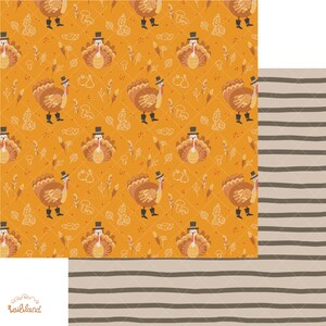 Thanksgiving Digital Paper, Seamless Pattern, Happy Thanksgiving ...