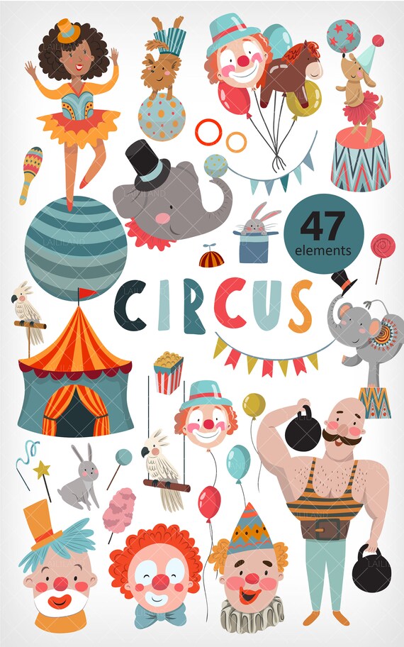 Musica Three Ring Circus Clipart