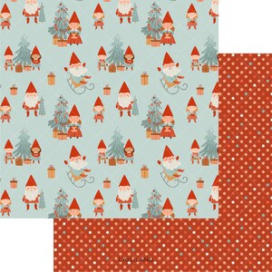 Christmas Gnome Seamless Pattern: Winter Digital Paper (digital ...