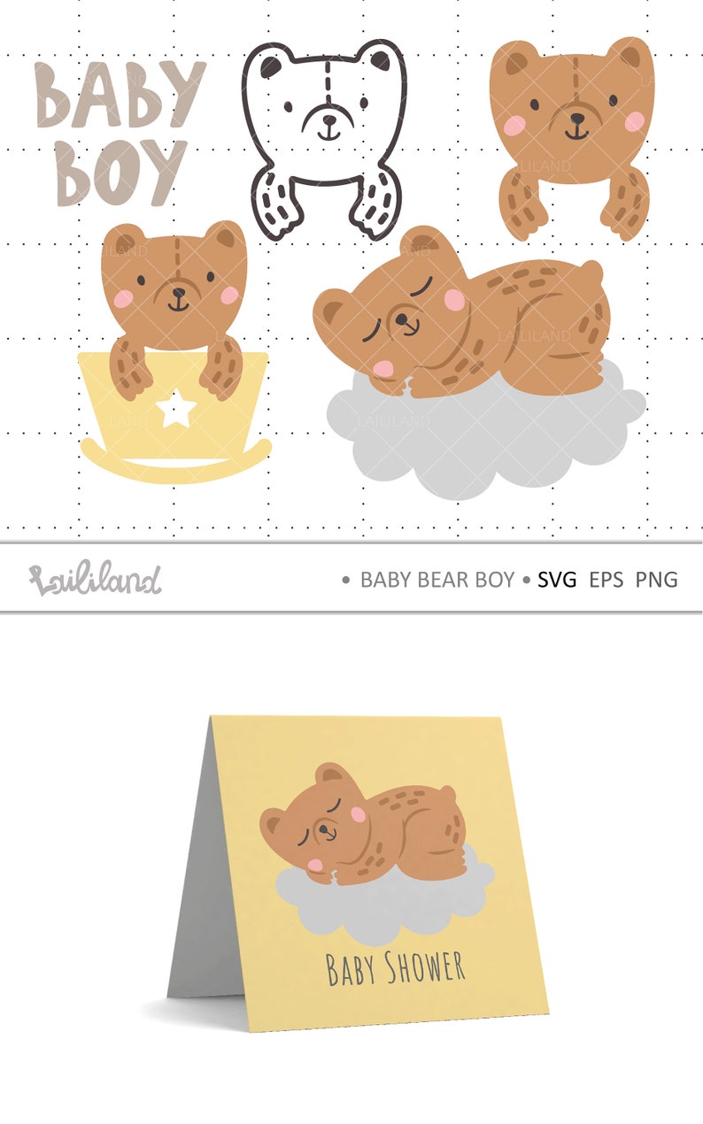 Baby Bear Boy Svg Baby Boy Svg Baby Bear Svg Bear Head - Etsy