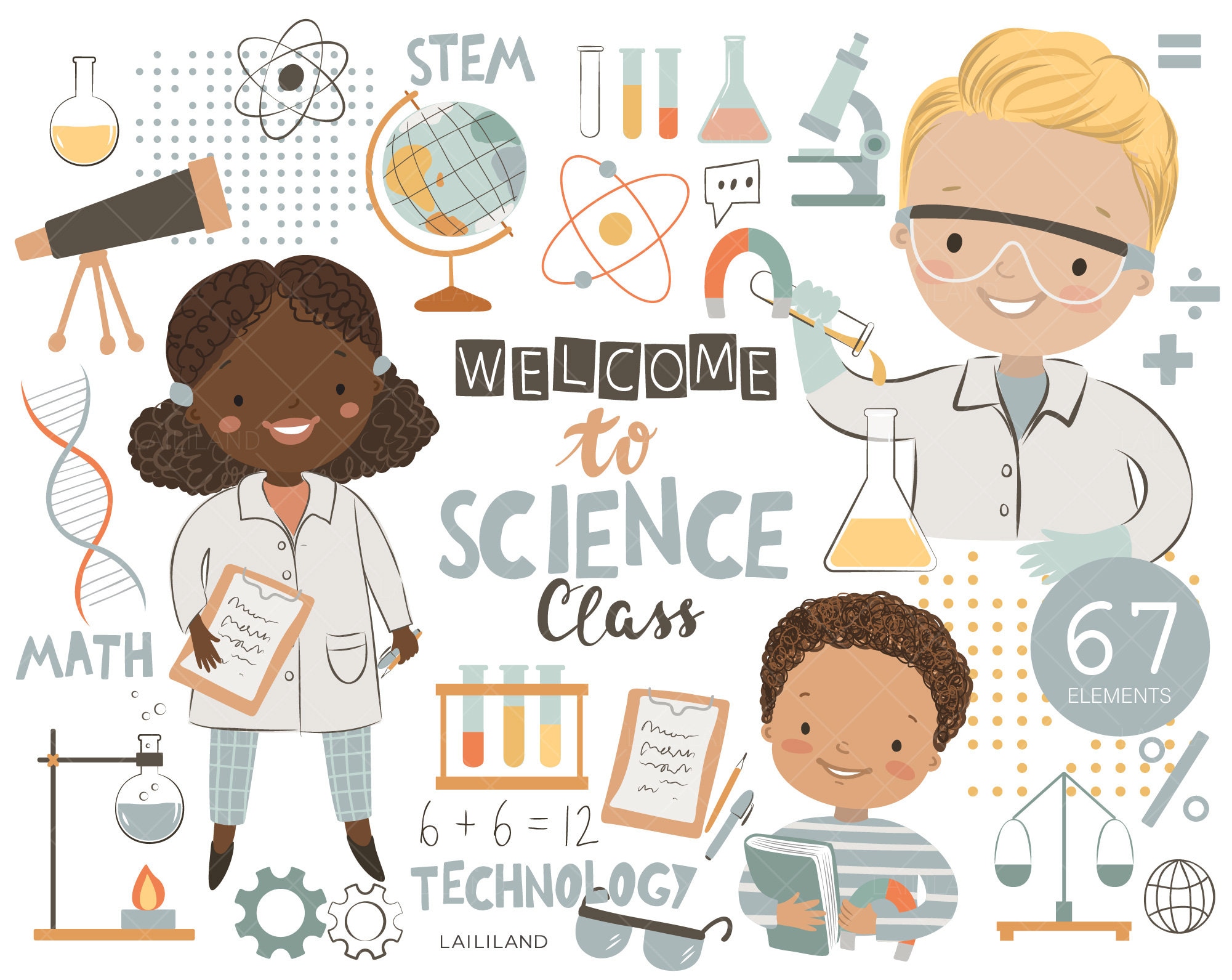 Science Clipart Classroom Clipart Kids Hobby Png School - Etsy