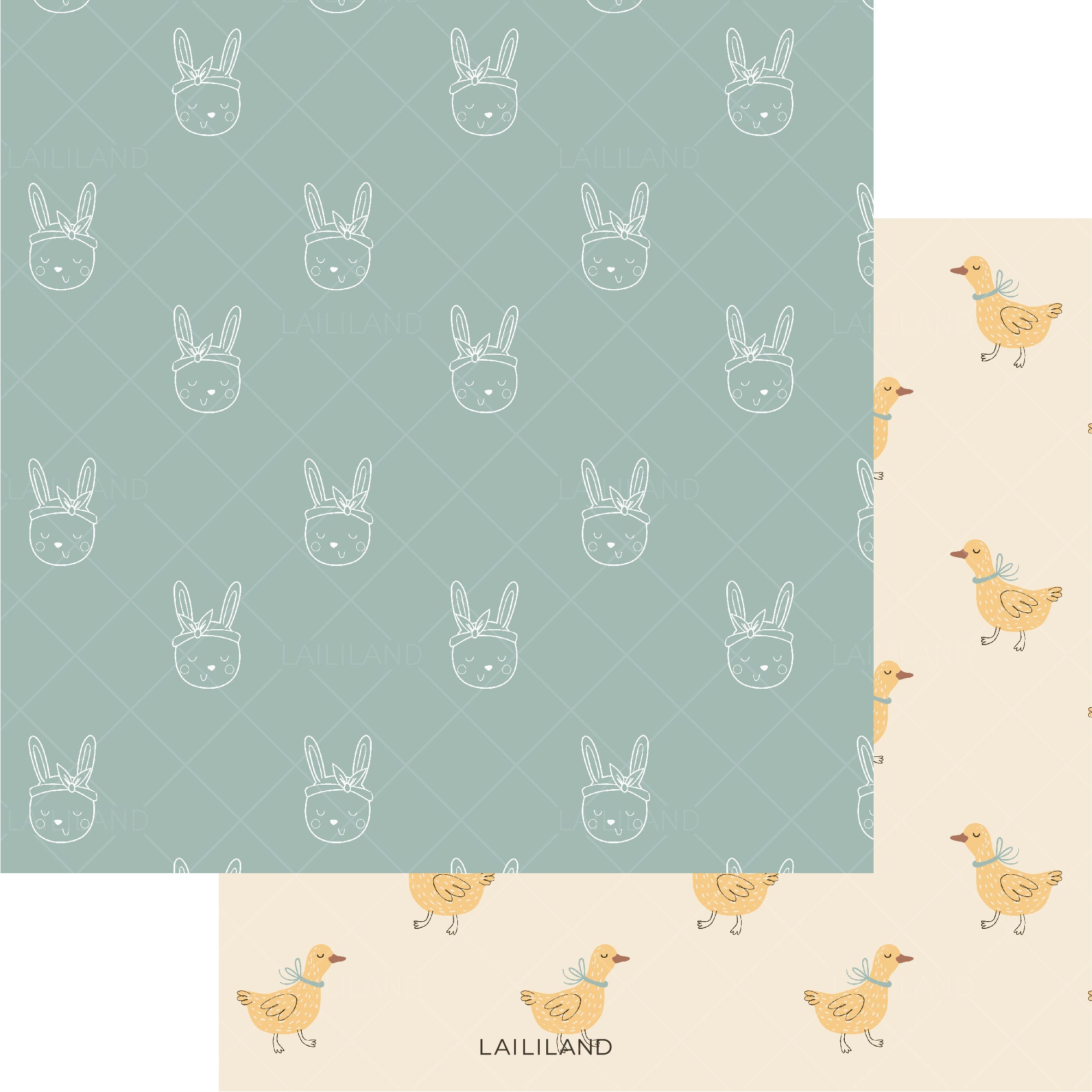 Easter Digital Paper: Spring Seamless Patterns (digital Download) - Etsy