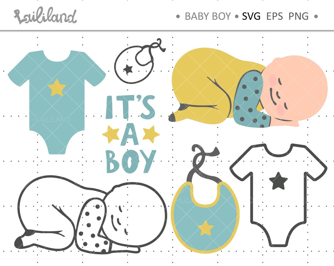 Baby Boy Svg, Baby Svg, Baby Bib Svg, Baby Onesie Svg, Its a Boy Svg ...
