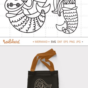 Mermaid Svg, Mermaid Silhouette Svg, Mermaid Outline Svg, Mermaid Svg ...